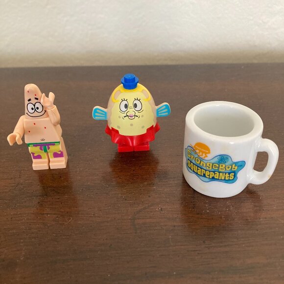 Lego | Toys | Lego Mrs Puff Patrick And A Mini Spongebob Mug | Poshmark